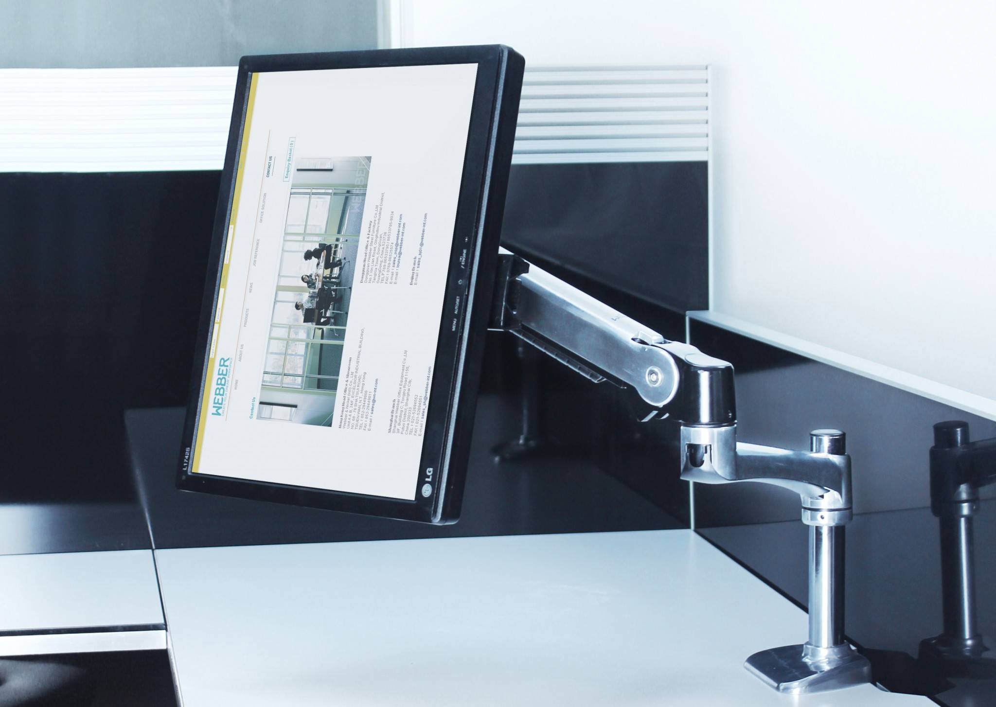 Desk & Wall Mount LCD Arm | Desk & Wall Mount LCD Arm | Webber