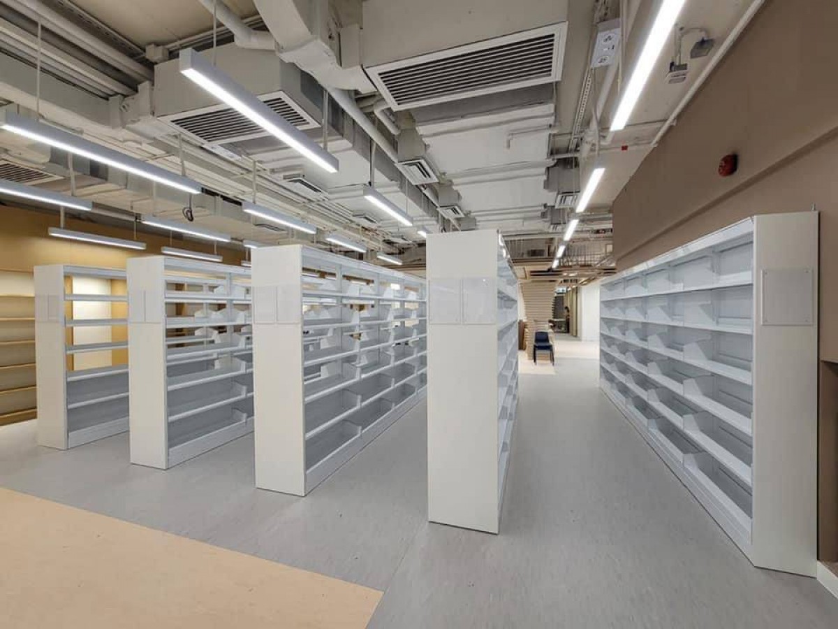 Sau Mau Ping Public Library Project | Decorative Works for Workspace in ...