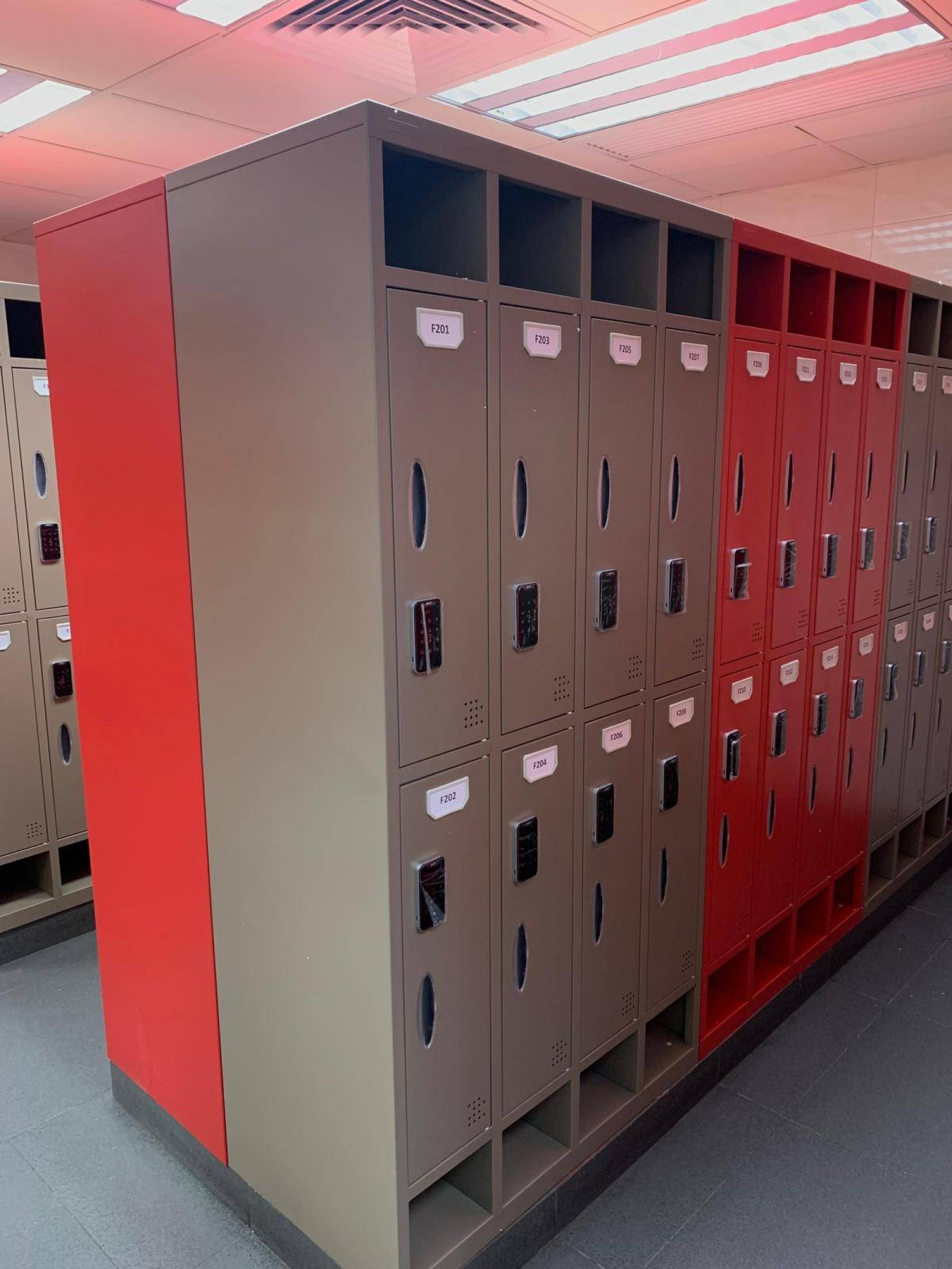 Gold Coast Hotel - Locker Room Project | Decorative Works for Workspace ...