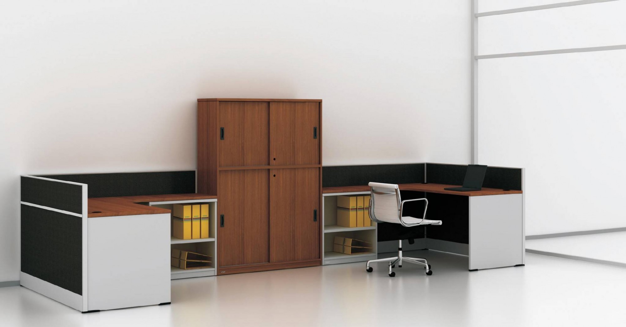 WOOD LINE Open Cabinet | Cabinet | Webber