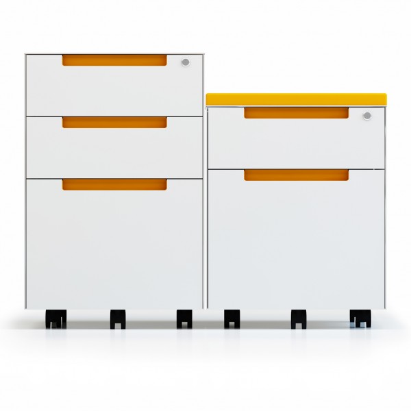 SQUARE Mobile Pedestal | Cabinet | Webber